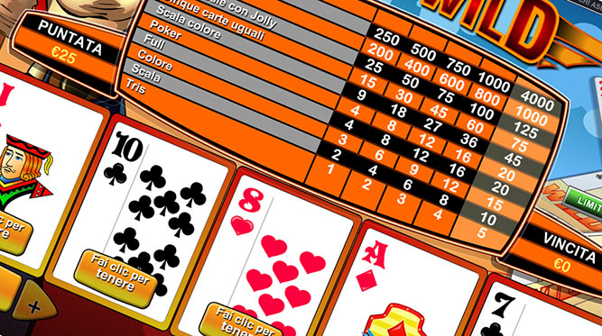 Deuces Wild Video Poker - Giochi dei casino gratis